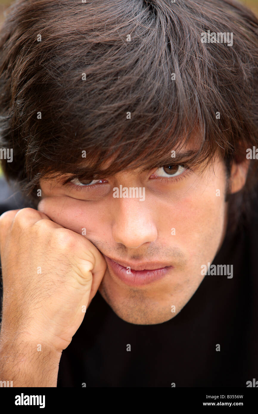 Annoyed Young Man Model Released Stock Photo - Alamy