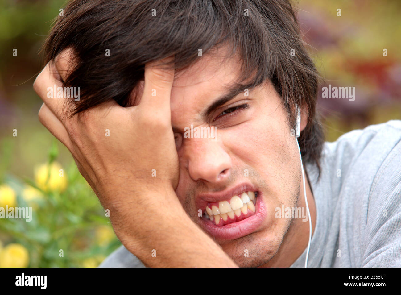 Frustrated teen boy working hi-res stock photography and images - Alamy