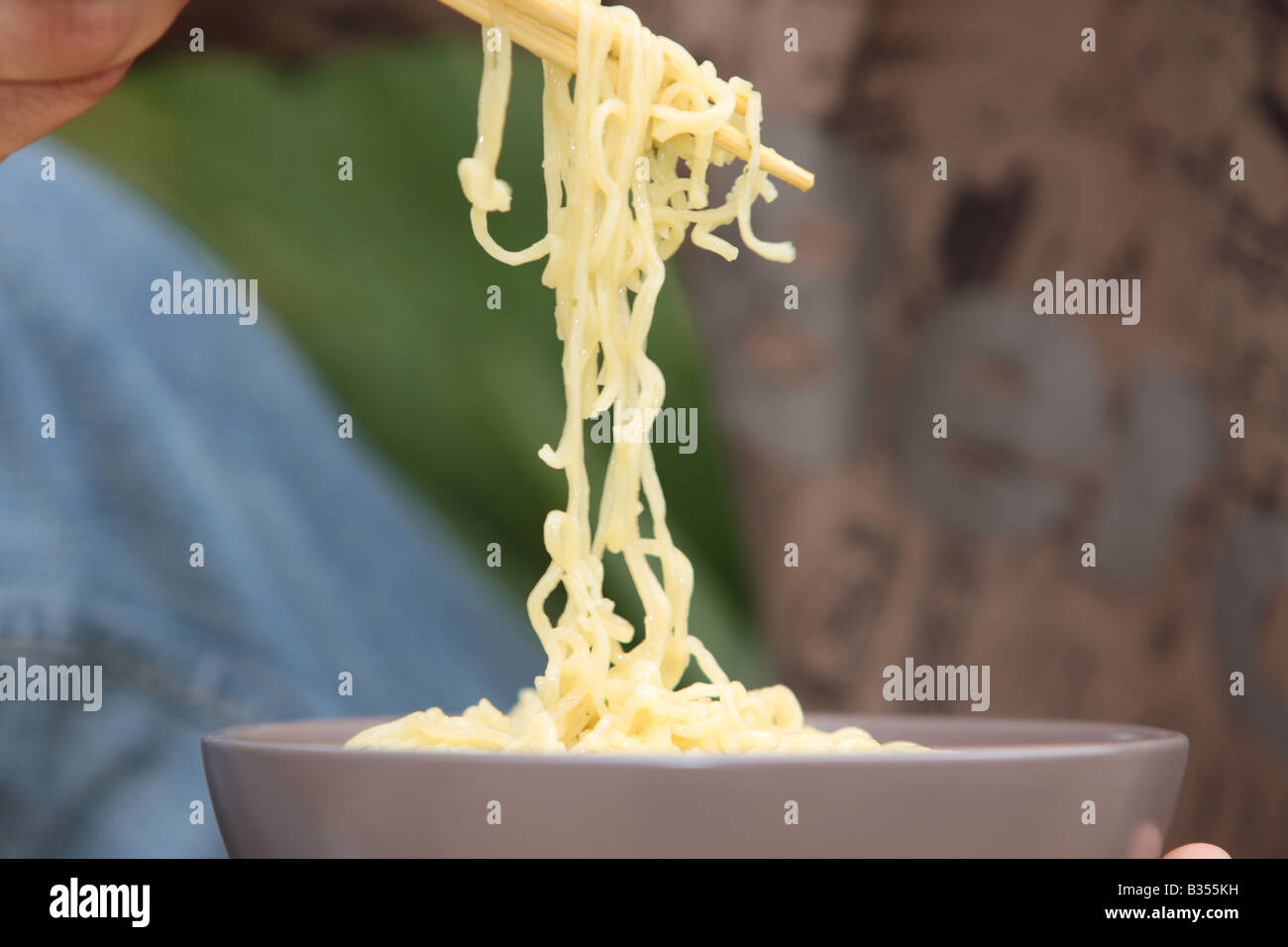 Young Man Eating Model Released Stock Photo - Alamy