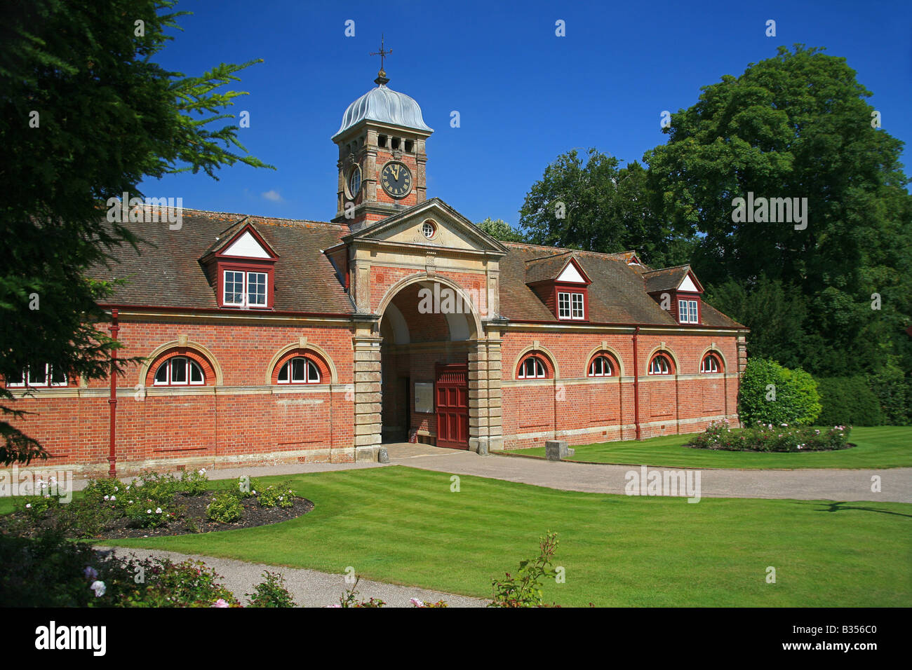 Gatehouse of the stable block at Kingston Lacey House (National Trust ...