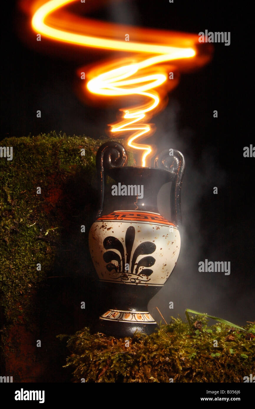 A magical Greek pot Stock Photo - Alamy