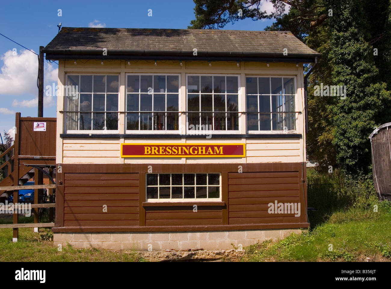 Signal box at Bressingham,Norfolk,uk Stock Photo - Alamy