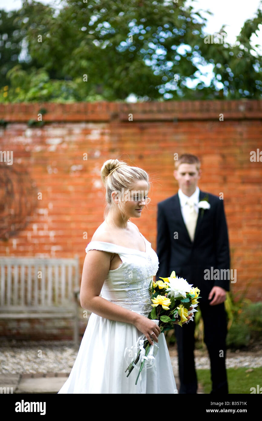 Bride and Groom Stock Photo - Alamy