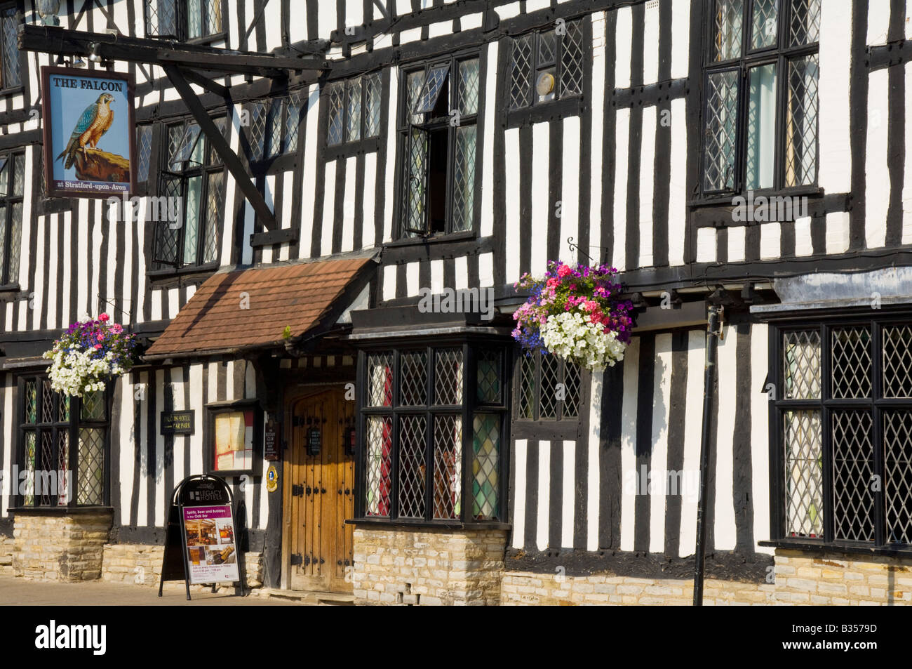 The Falcon Inn Stratford upon Avon city centre Warwickshire England UK ...