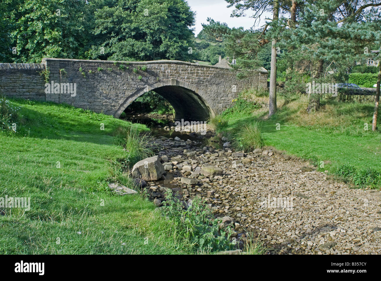 Bridge over yorkshire stream hi-res stock photography and images - Alamy