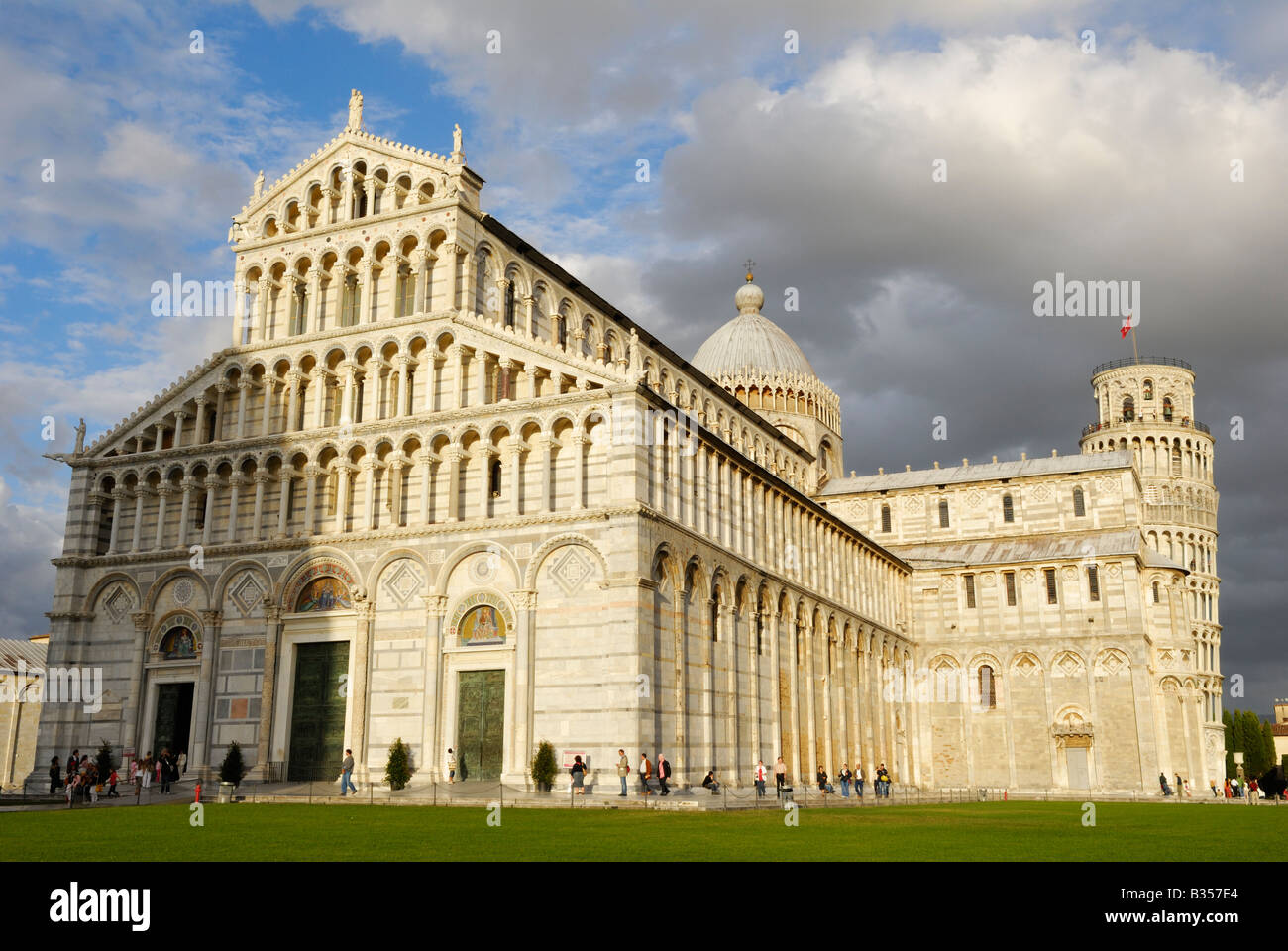 Duomo and Leaning Tower of Pisa Stock Photo - Alamy
