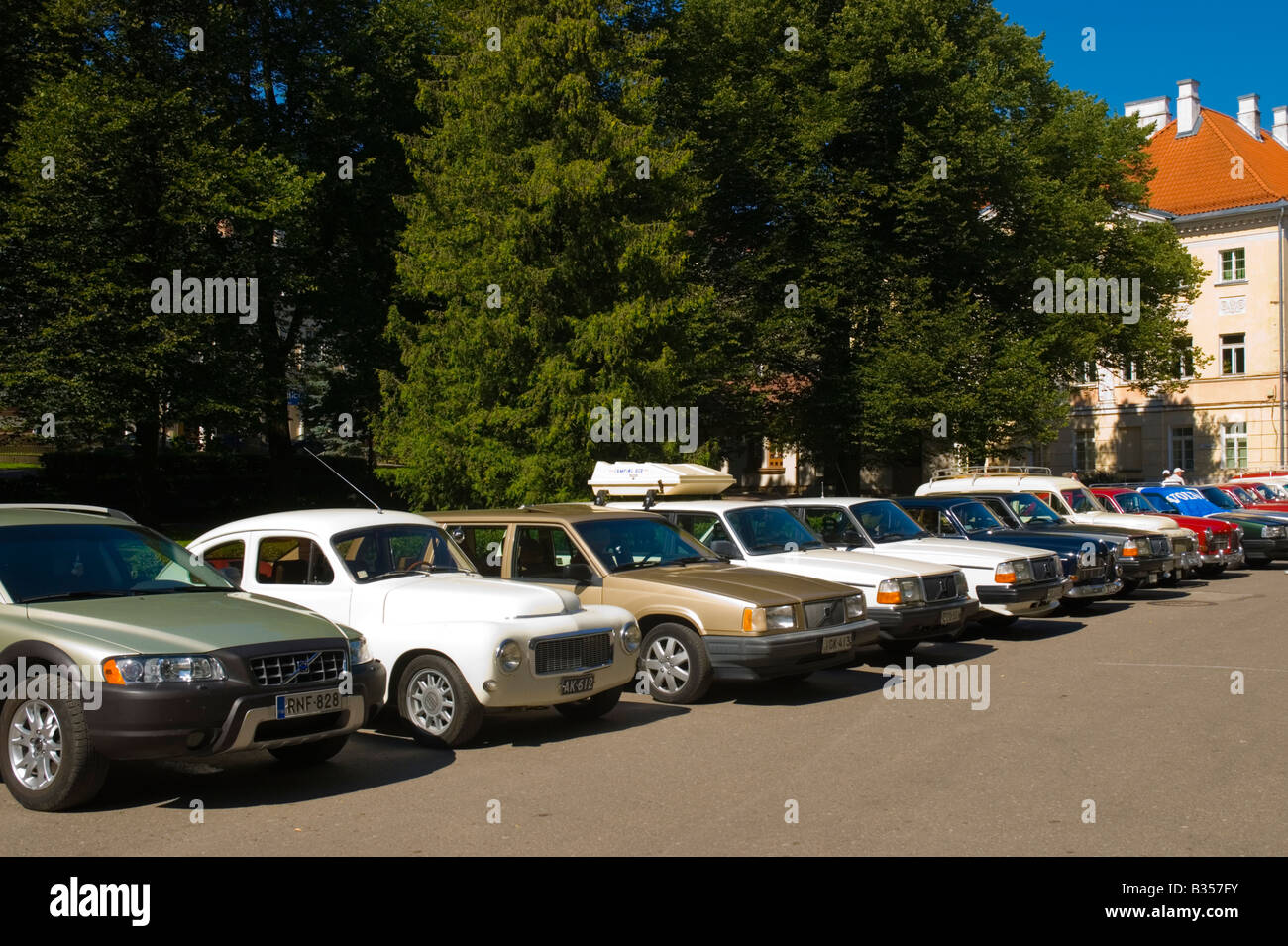 Different Volvo models in Tartu Estonia Europe Stock Photo - Alamy