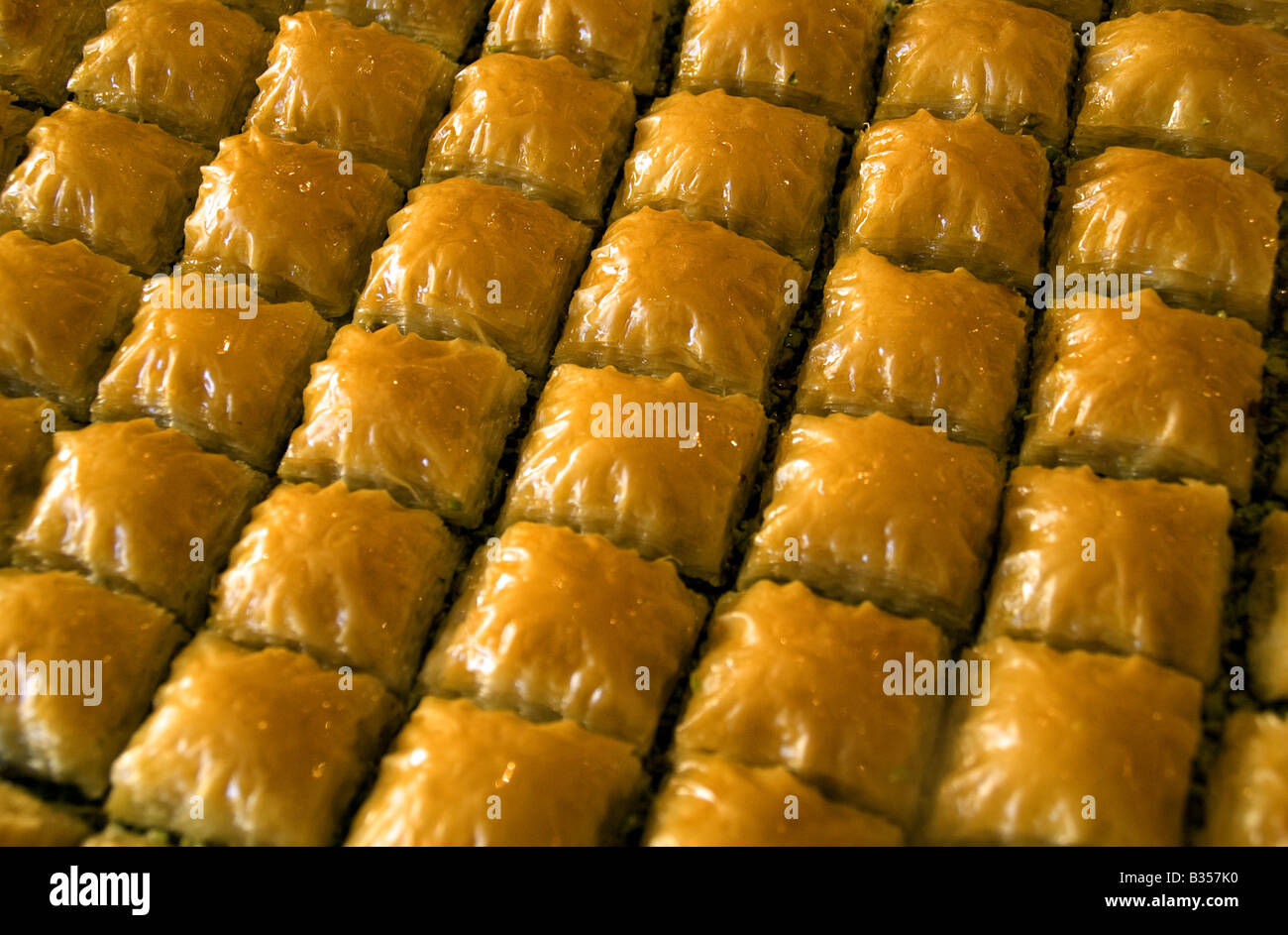 Turkish baklava, filo dough pastry Stock Photo - Alamy