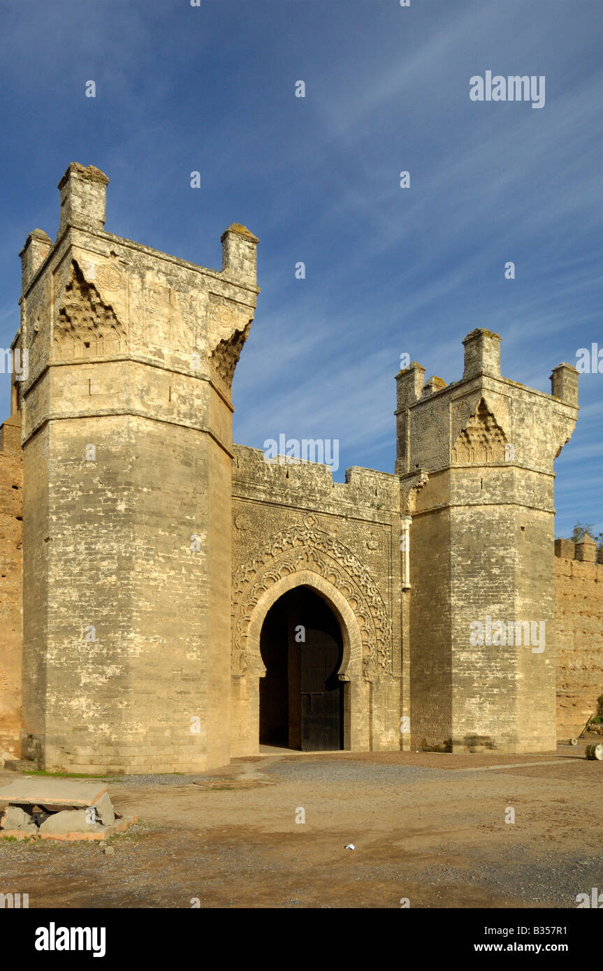 Ancient ruins chella necropolis hi-res stock photography and images - Alamy