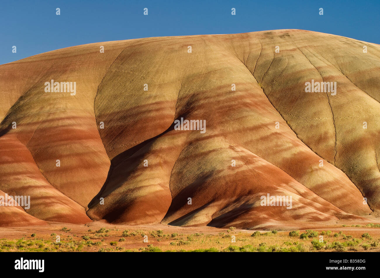 Painted Hills John Day Fossil Beds National Monument Oregon Stock Photo ...