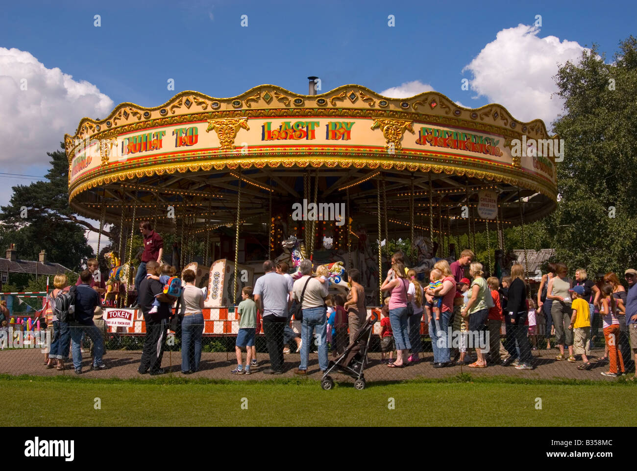 Carousel At Bressingham Stock Photo - Alamy