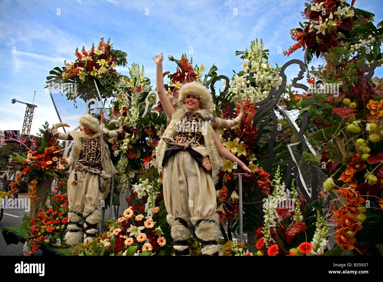 Nice carnival flower float hi-res stock photography and images - Alamy