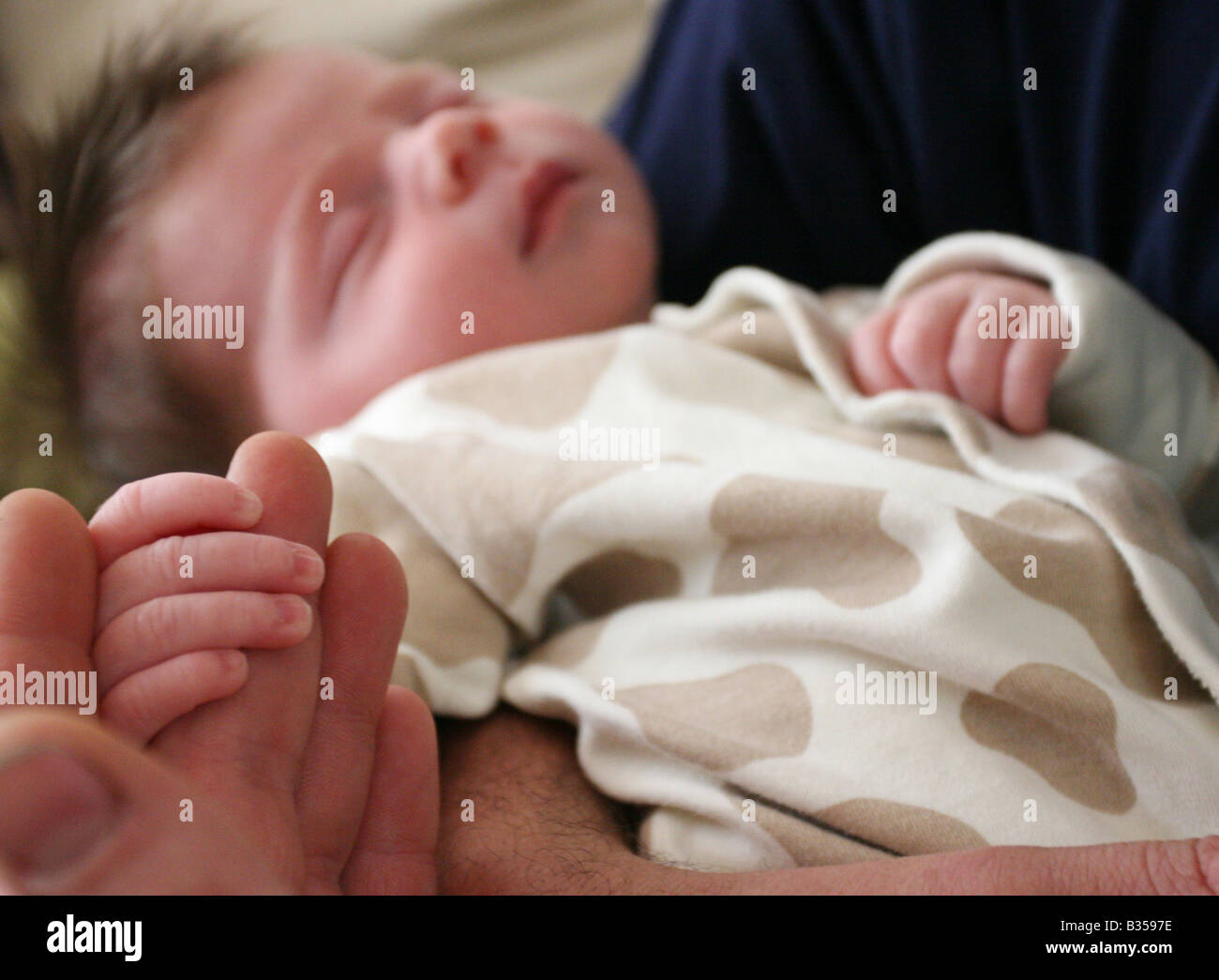 new born baby holding hand Stock Photo - Alamy