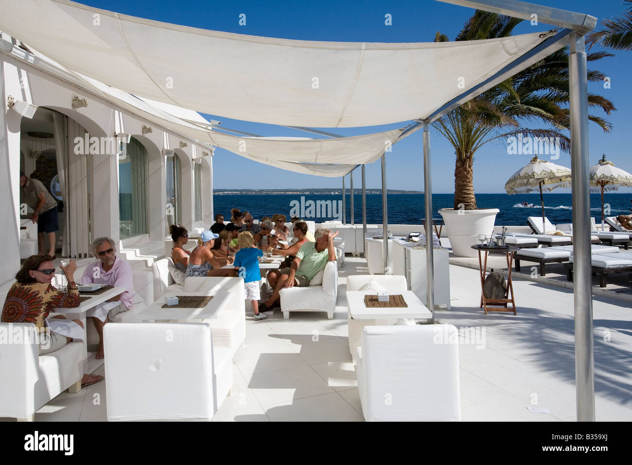 Purobeach club Can Pastilla Mallorca Majorca island Spain Stock Photo ...