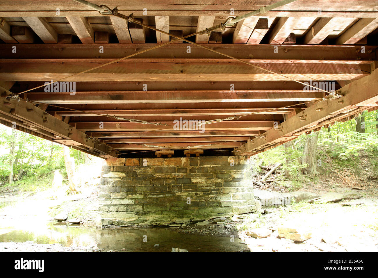 Cabin creek covered bridge hi-res stock photography and images - Alamy