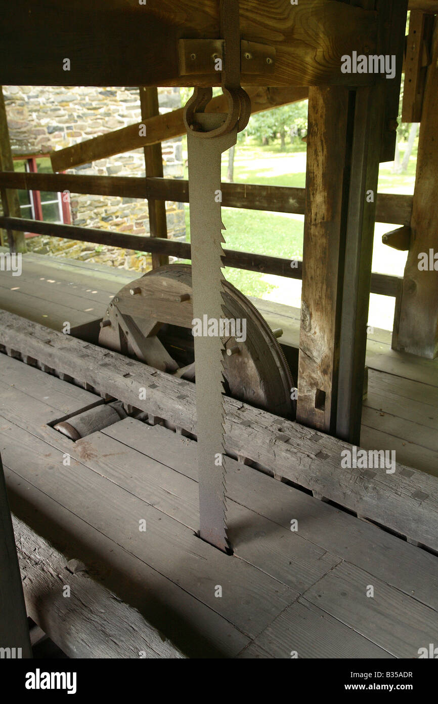 Water powered sawmill hi-res stock photography and images - Alamy