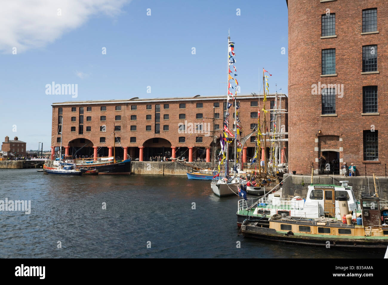 Liverpool Merseyside England UK July Merseyside Maritime Museum and ...