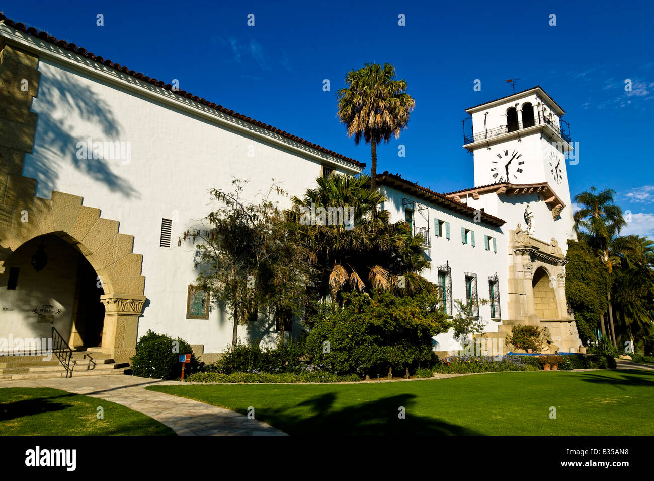 Santa Barbara, County Courthouse, California, USA Stock Photo - Alamy