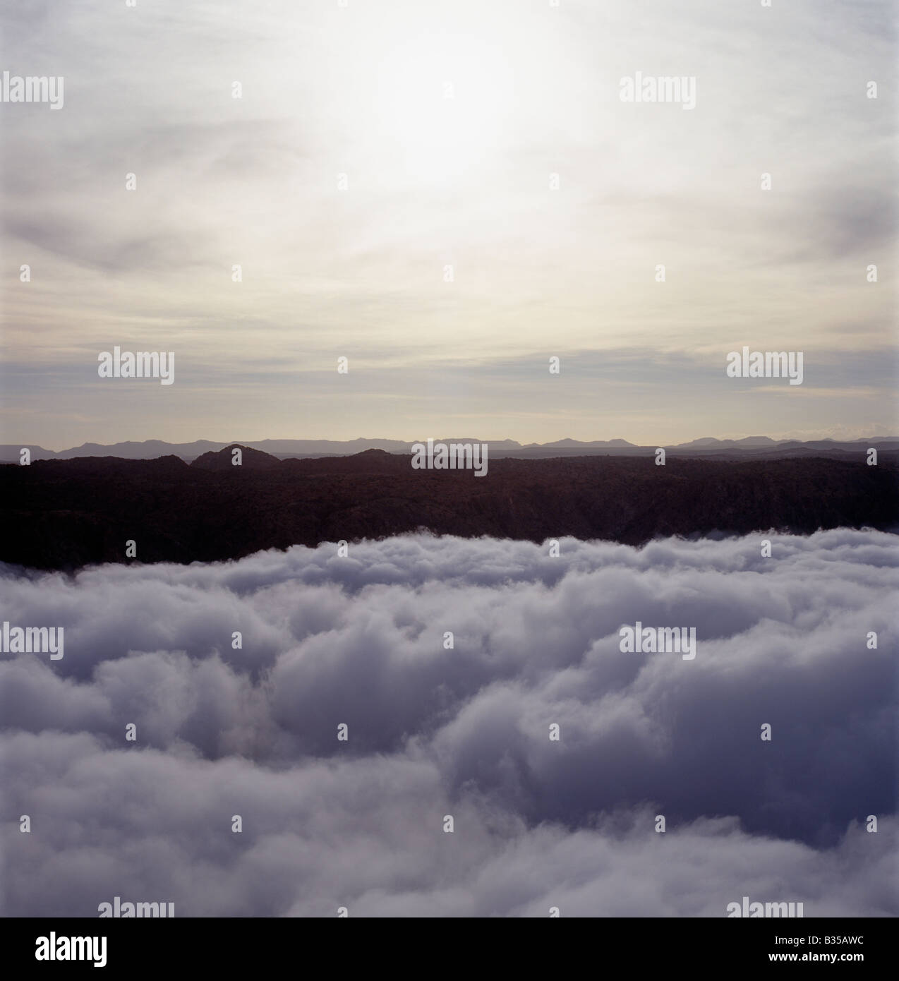 Morning fog at Al Habalah, Asir Region, Saudi Arabia Stock Photo - Alamy