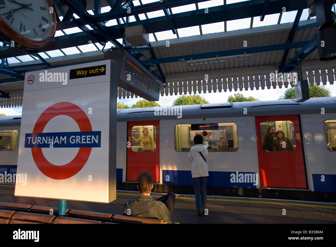 Turnham Green underground station London United Kingdom Stock Photo - Alamy