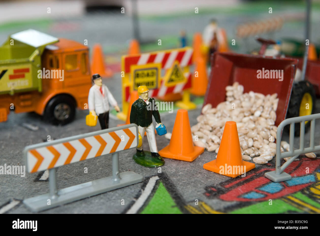 Roadwork roadworks hi-res stock photography and images - Alamy