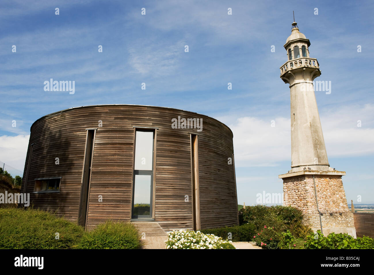 musee de la vigne and lighthouse verzenay france Stock Photo - Alamy