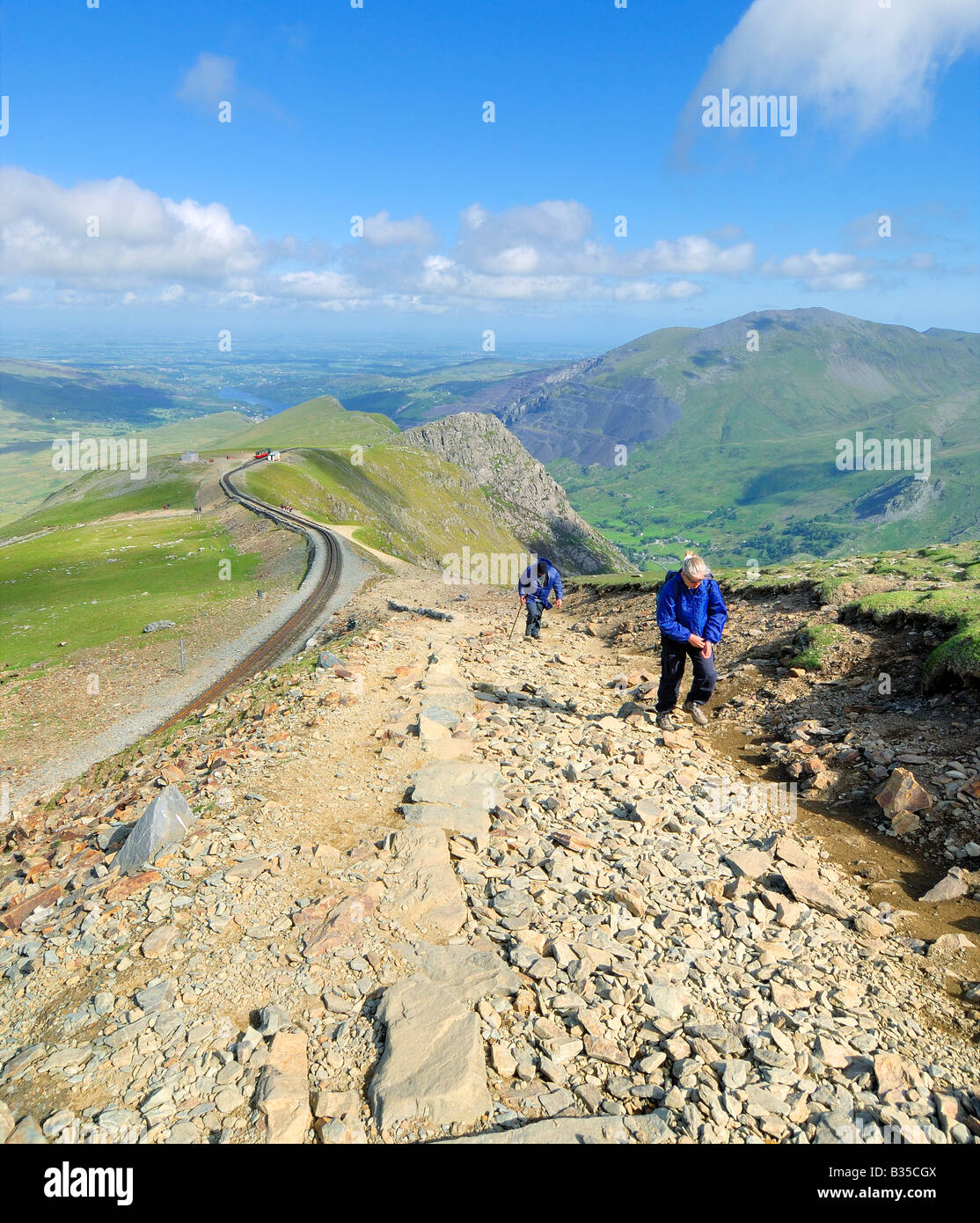 Snowdon railway hi-res stock photography and images - Alamy