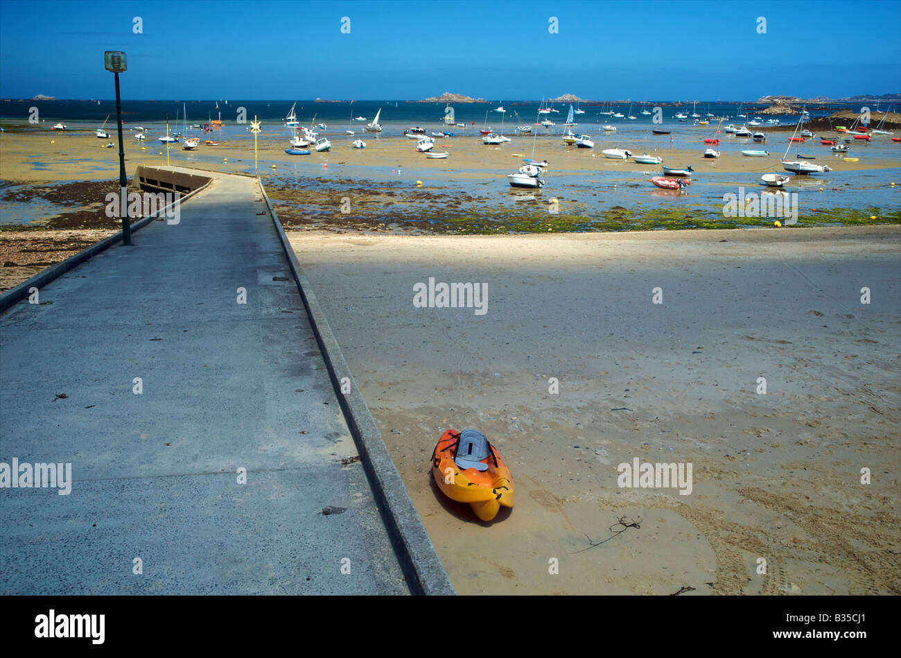 Kelenn beach Carantec Brittany France Stock Photo - Alamy