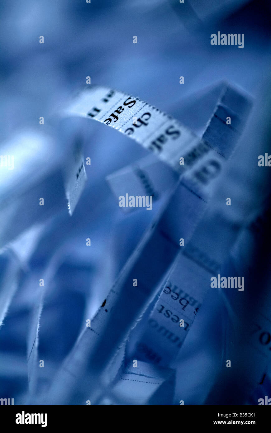 shredded office paper documents Stock Photo - Alamy