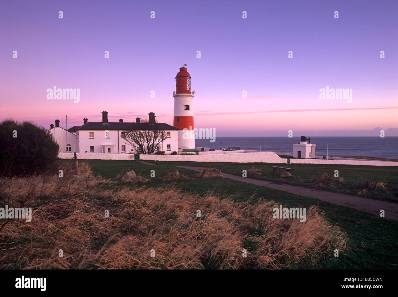 Souter Lighthouse on the South Tyneside coast. Tyne and Wear, UK Stock ...