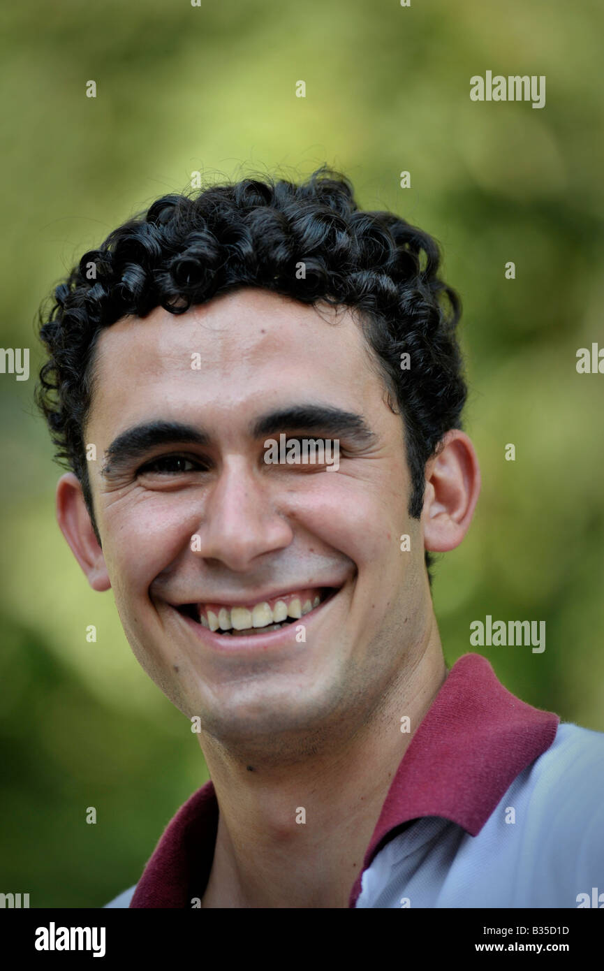 portait of happy young Turkish man Stock Photo - Alamy