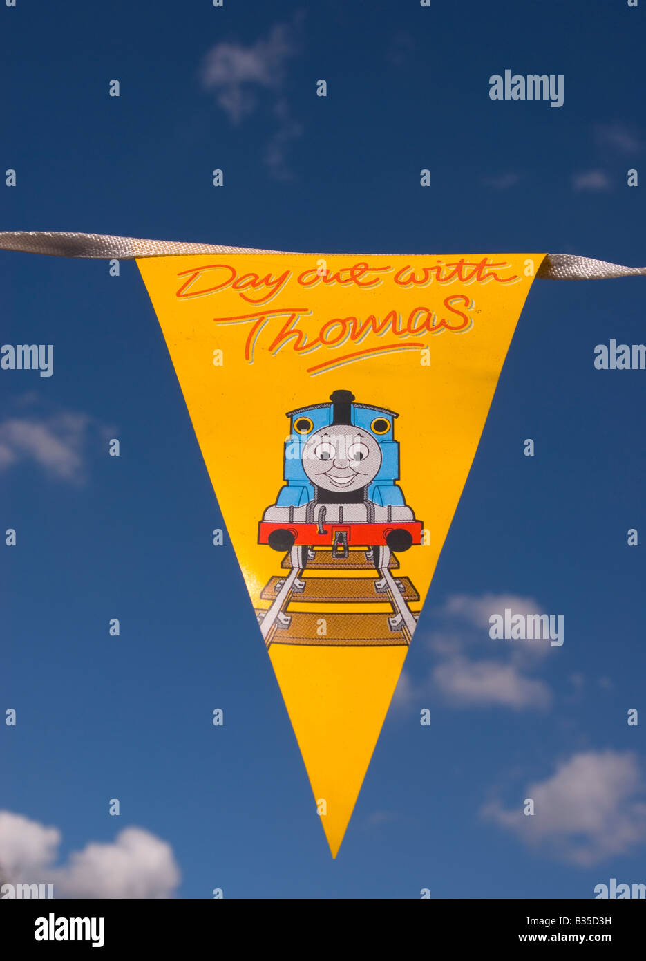 Day out with Thomas flag at Bressingham,Norfolk,uk Stock Photo - Alamy