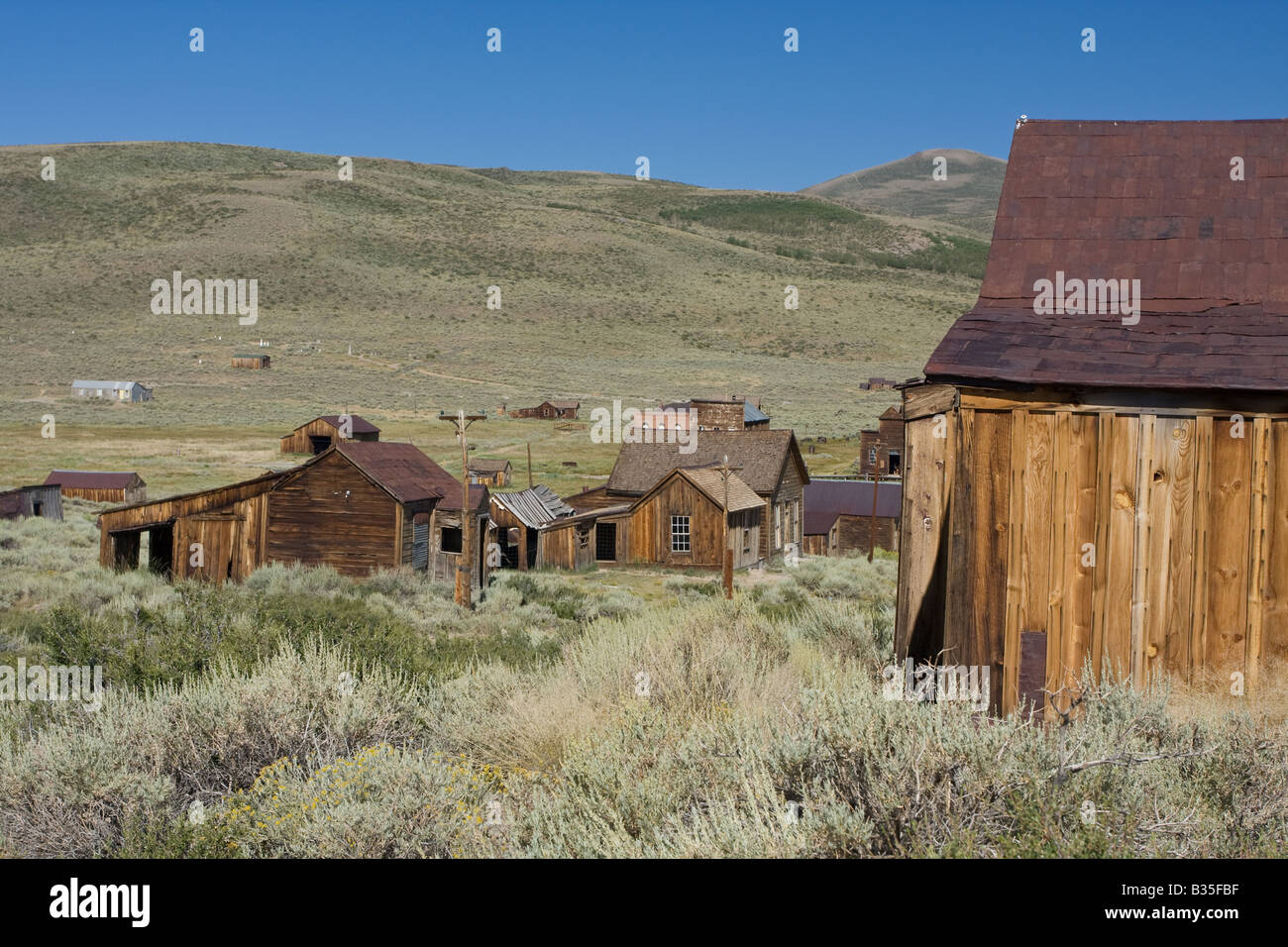 Scene In Bodie CA Ghost Town Stock Photo - Alamy