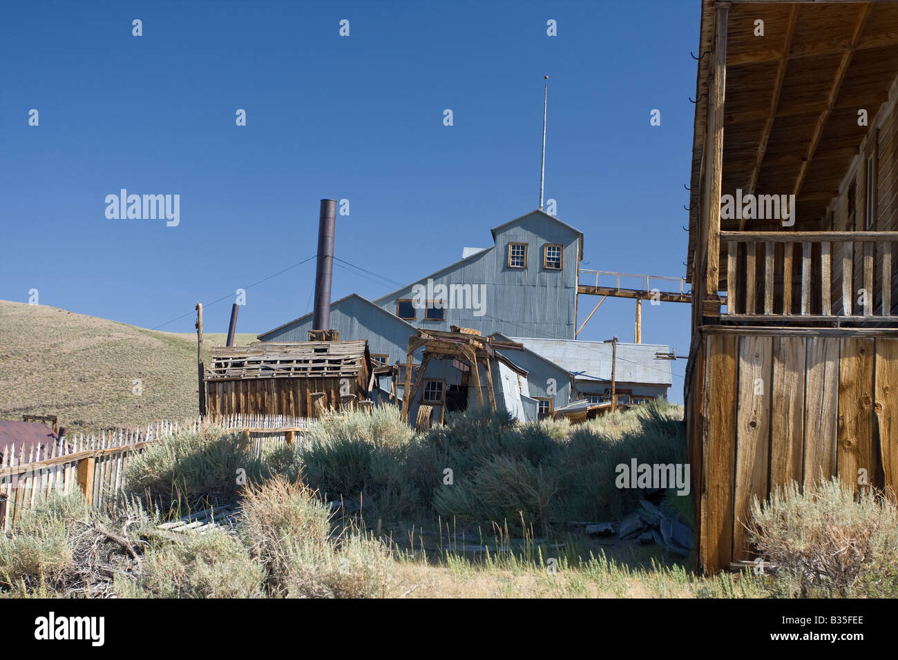 Scene In Bodie CA Ghost Town Stock Photo - Alamy