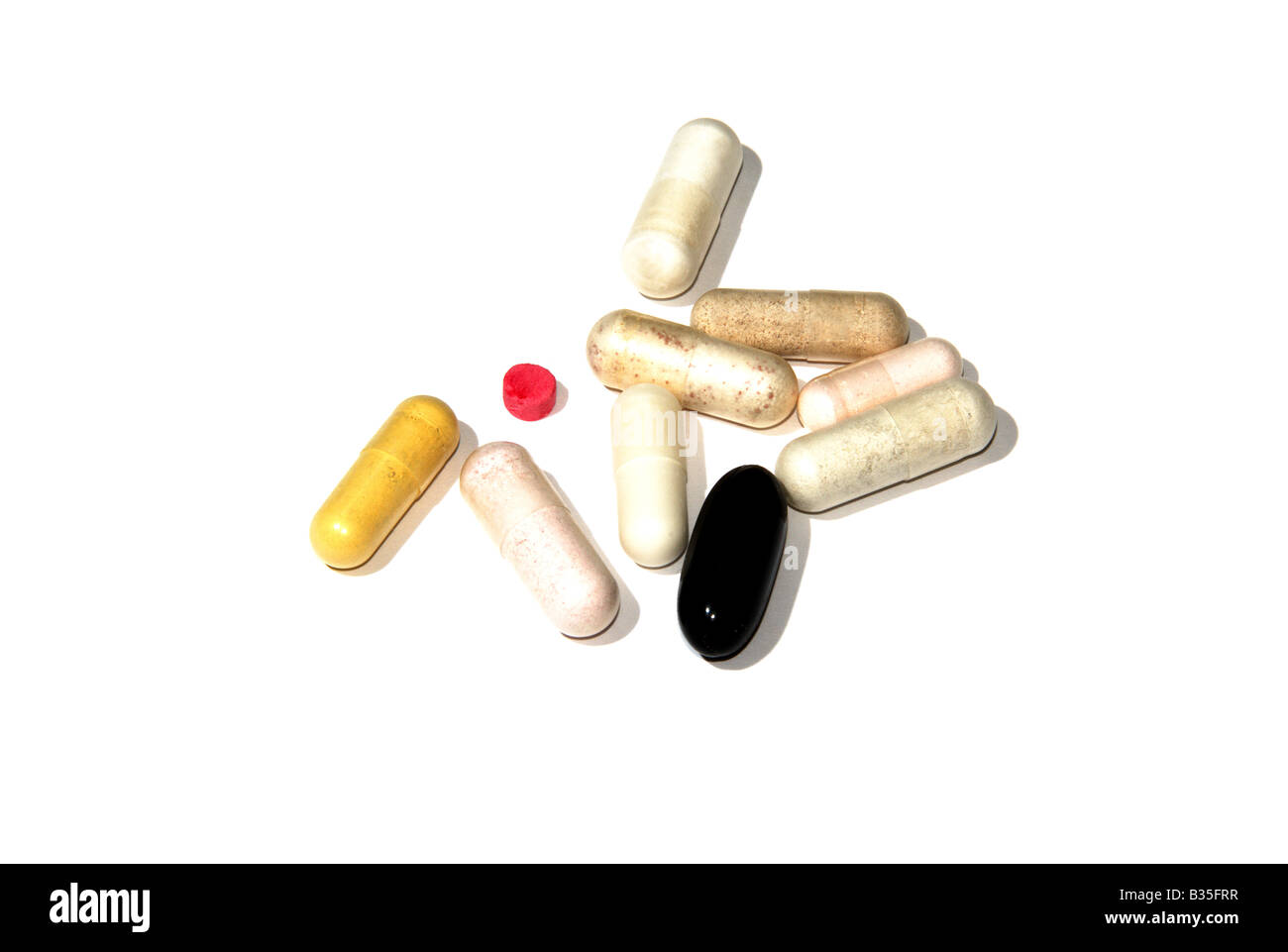 Types of vitamins Cut Out Stock Images & Pictures - Alamy
