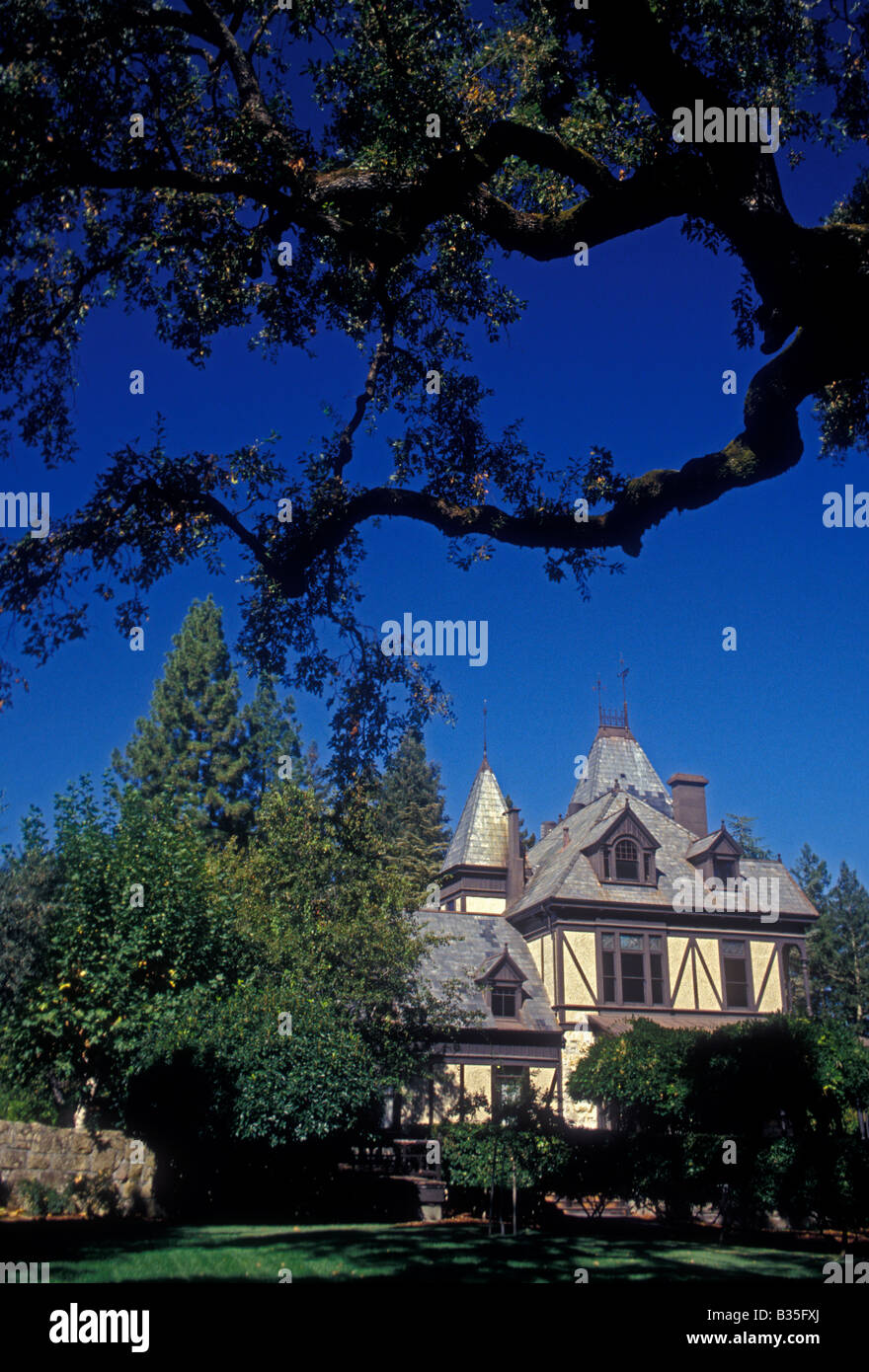 Rhine House, Victorian architecture, Beringer Vineyards winery, Saint ...