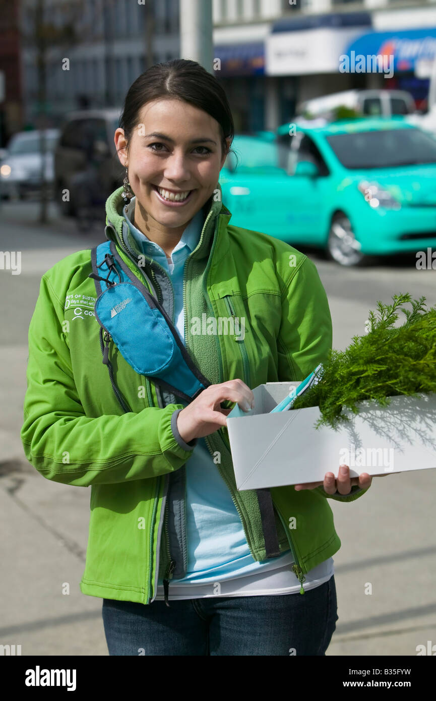 Distributing tree yearlings for planting Stock Photo - Alamy