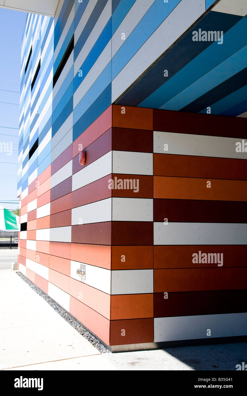 Chicago, IL detail of Gary Comer Youth Center by John Ronan architects ...