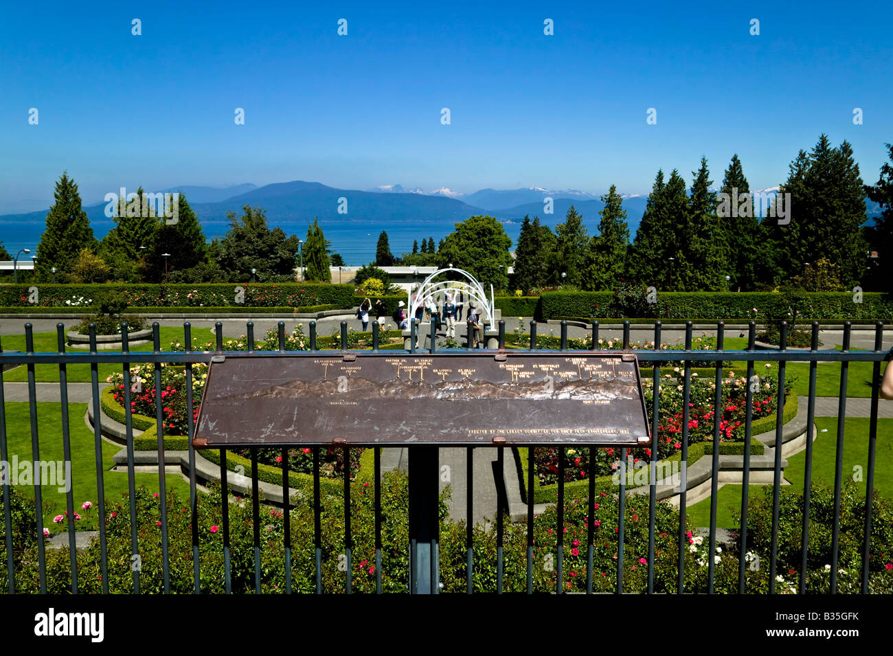 UBC Rose Garden Vancouver BC Canada Stock Photo - Alamy