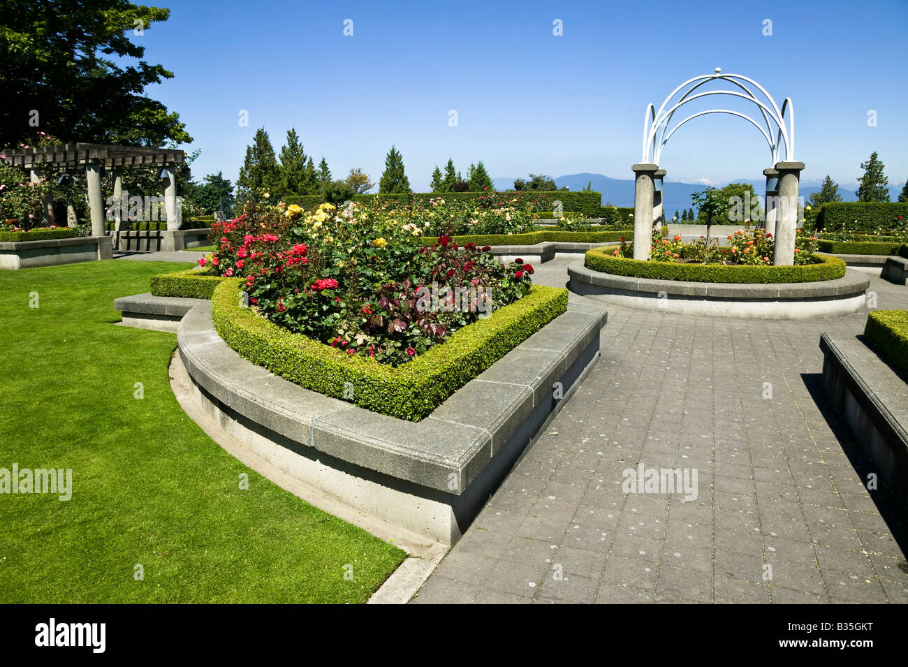 UBC Rose Garden Vancouver BC Canada Stock Photo - Alamy