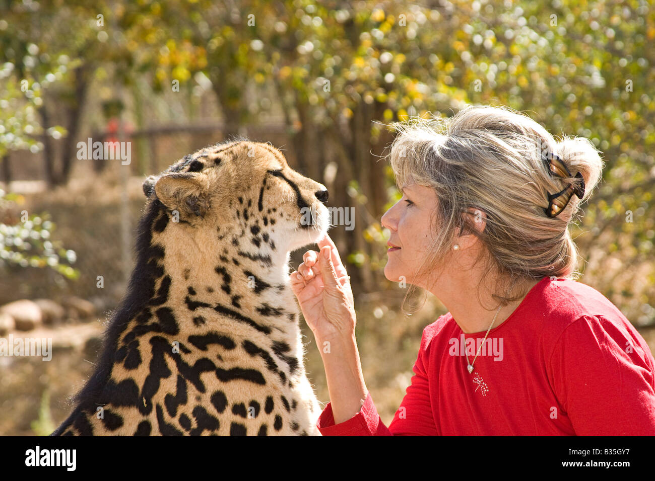 Lente Roode owner of Hoedspruit Endangered Species Center in South ...