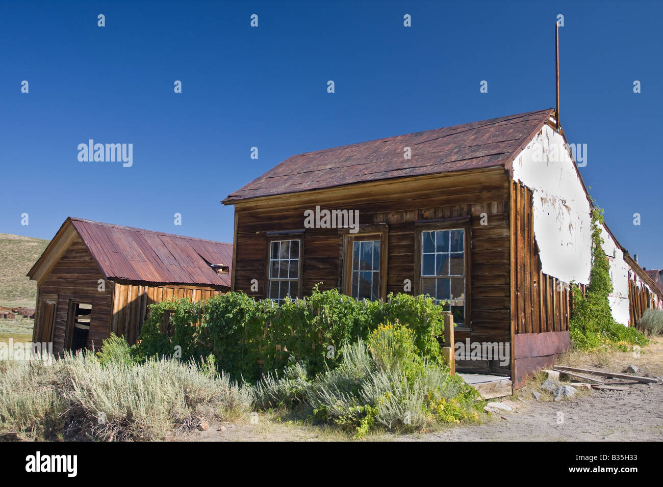 Scene In Bodie CA Ghost Town Stock Photo - Alamy