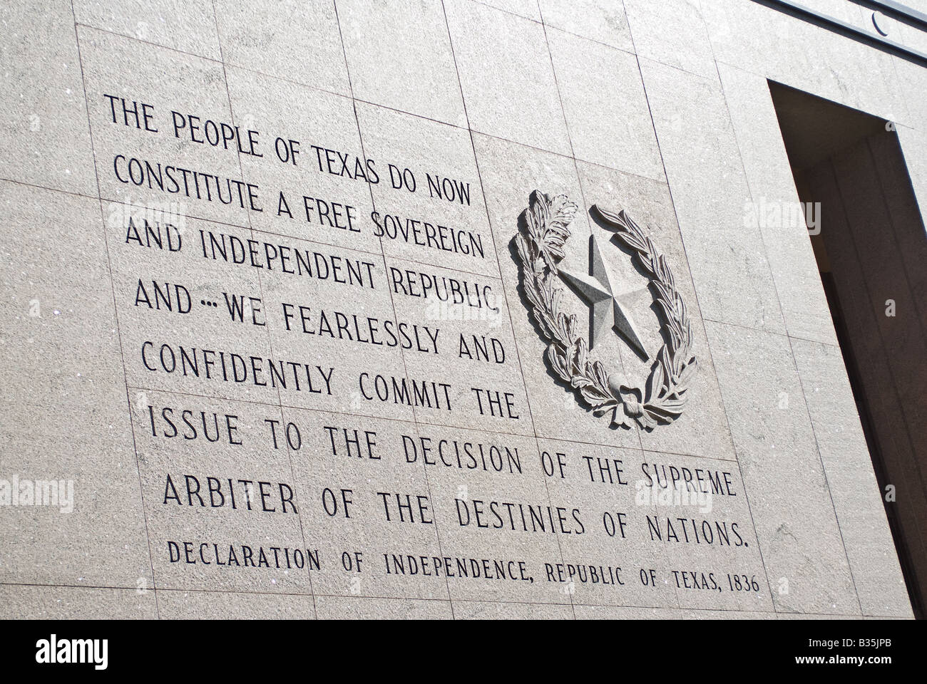 Texas declaration of independence hi-res stock photography and images ...