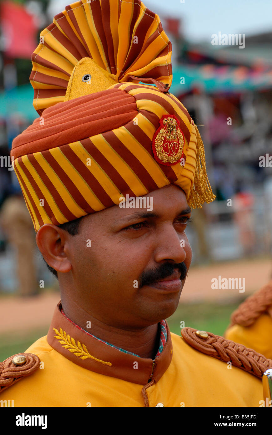 A band Police constable of Kerala Police,India Stock Photo - Alamy