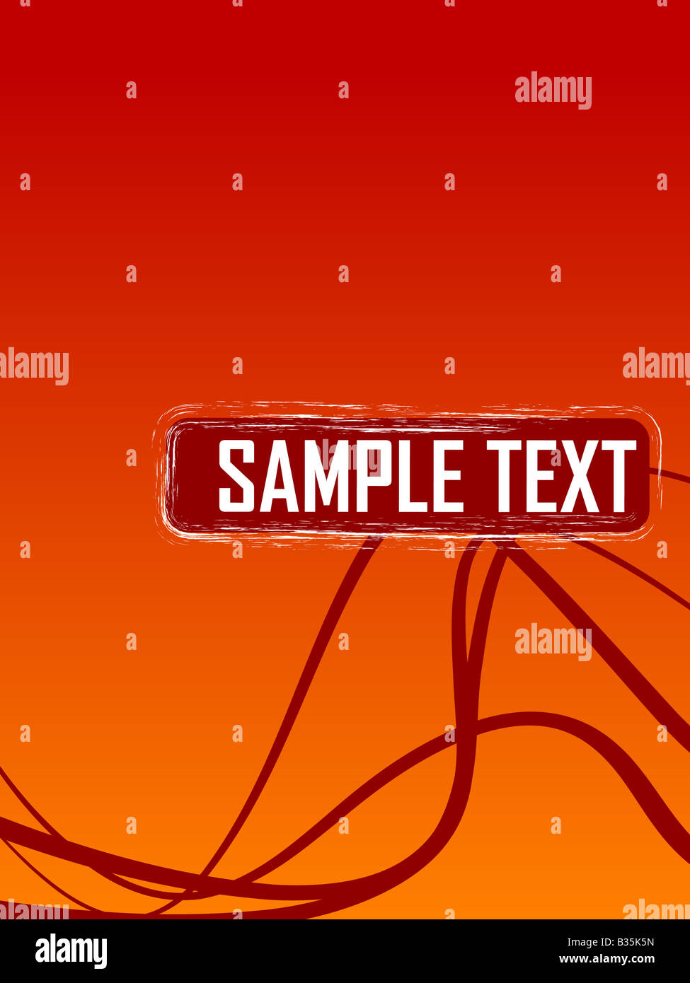 grungy text box with swirls on gradient background Stock Photo - Alamy