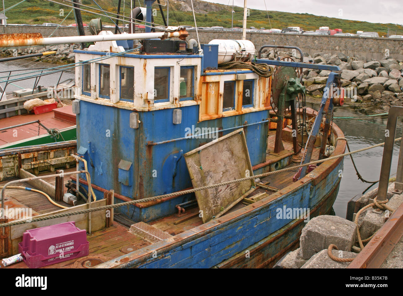 Old fishing trawler hi-res stock photography and images - Alamy