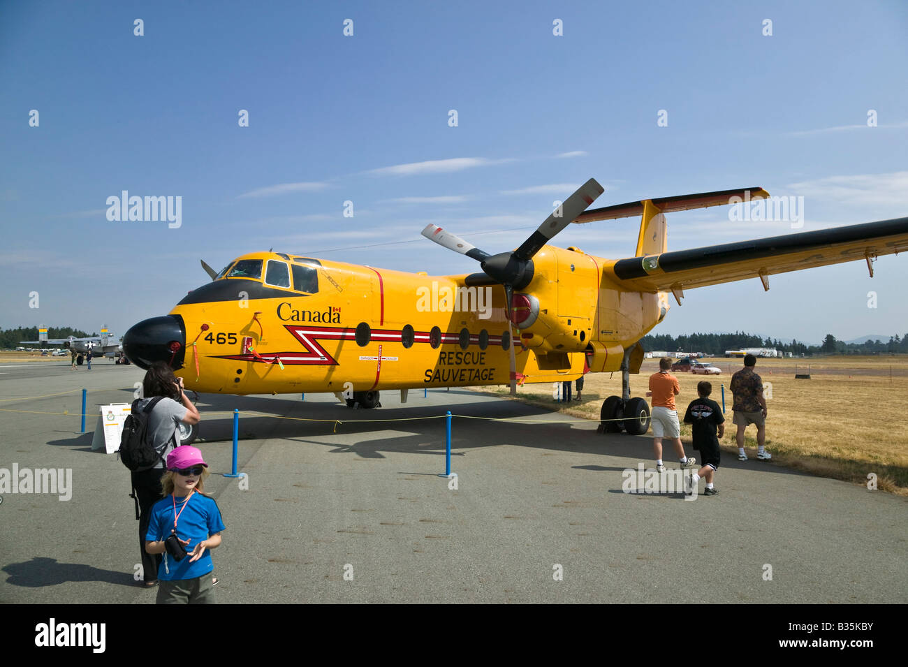 Buffalo DHC5 Search and Rescue plane 2008 Abbotsford Air Show Stock ...