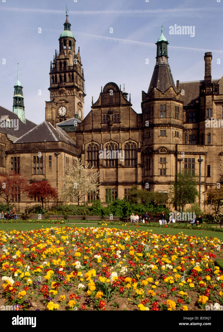England Yorkshire Sheffield Town hall Stock Photo - Alamy
