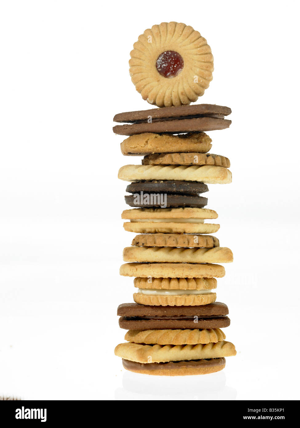 Various cookies sweet biscuits hi-res stock photography and images - Alamy