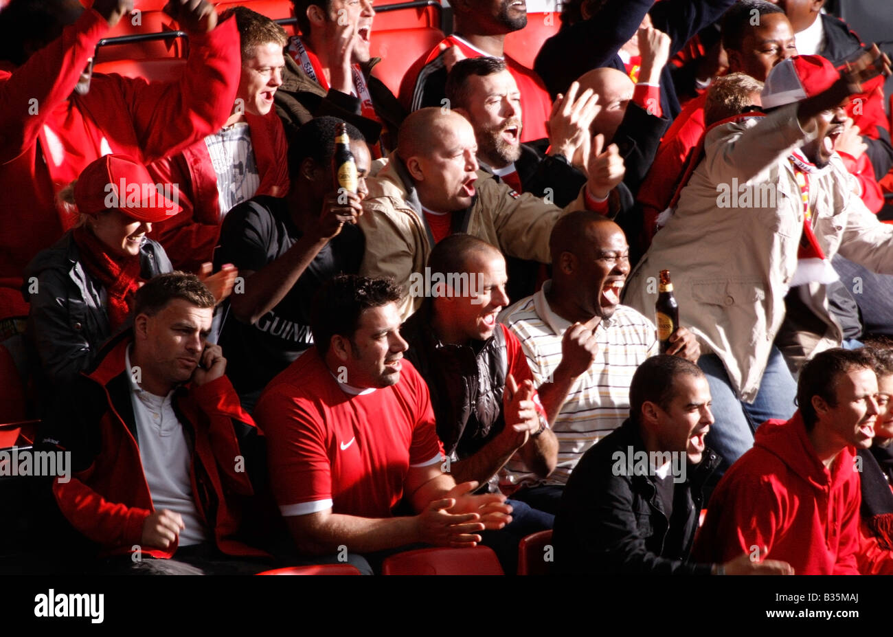 Small football crowd hi-res stock photography and images - Alamy